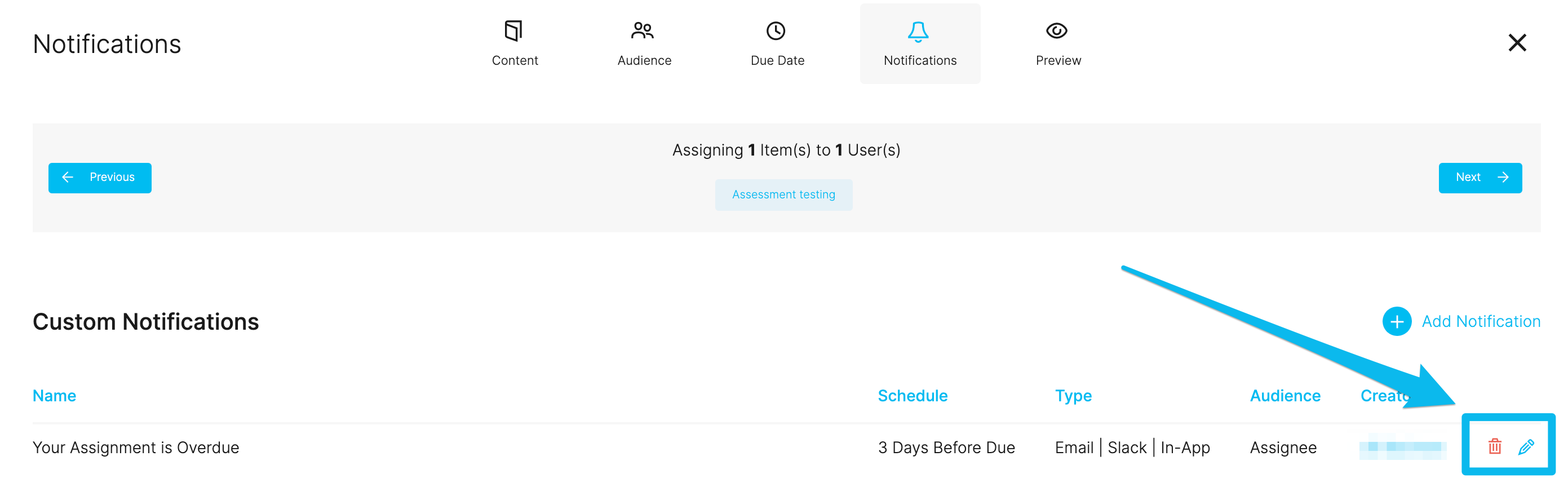 Adding And Editing Custom Notifications to Assignments and Workflows ...